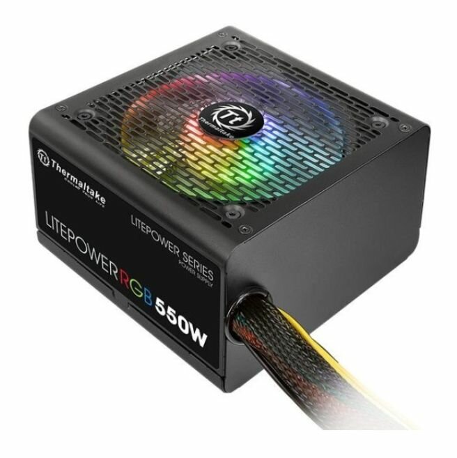 Блок питания Thermaltake Litepower RGB 550W (PS-LTP-0550NHSANE-1) черный - ATX 24-пин, 4 pin + 4 pin CPU, 5 SATA, 2 x 6+2 pin PCI-E