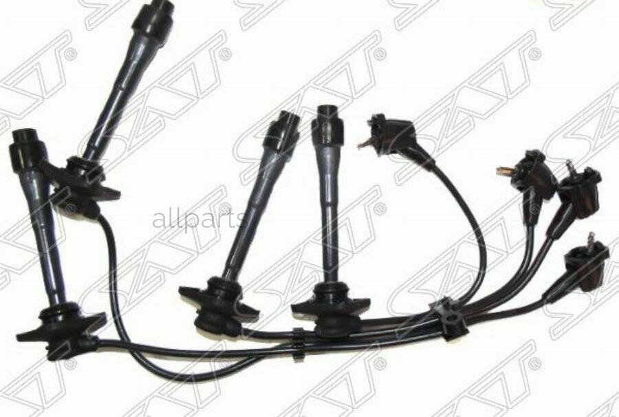 SAT ST-90919-22395 Провода высоковольтные TOYOTA CALDINA #T19# 92-02/RAUM EXZ10/15 97-03 4/5E-FE (квадрат. резин.)
