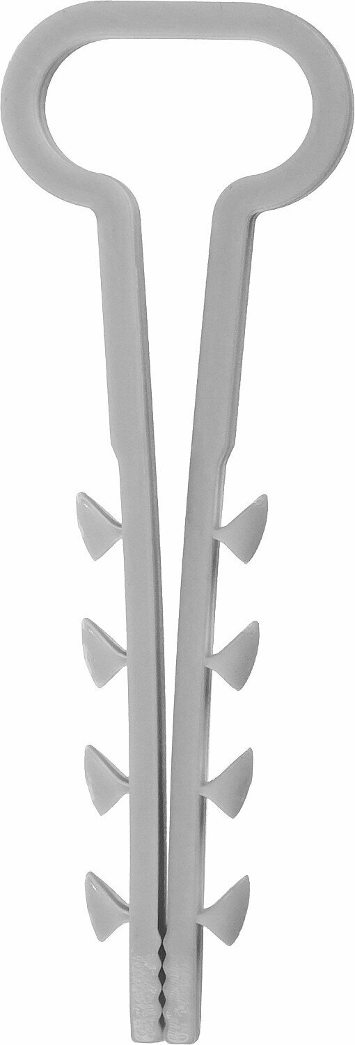 Дюбель-хомут ЗУБР ДХ-П, 14 мм, нейлоновый, 100 штук, для плоского кабеля 30912-14