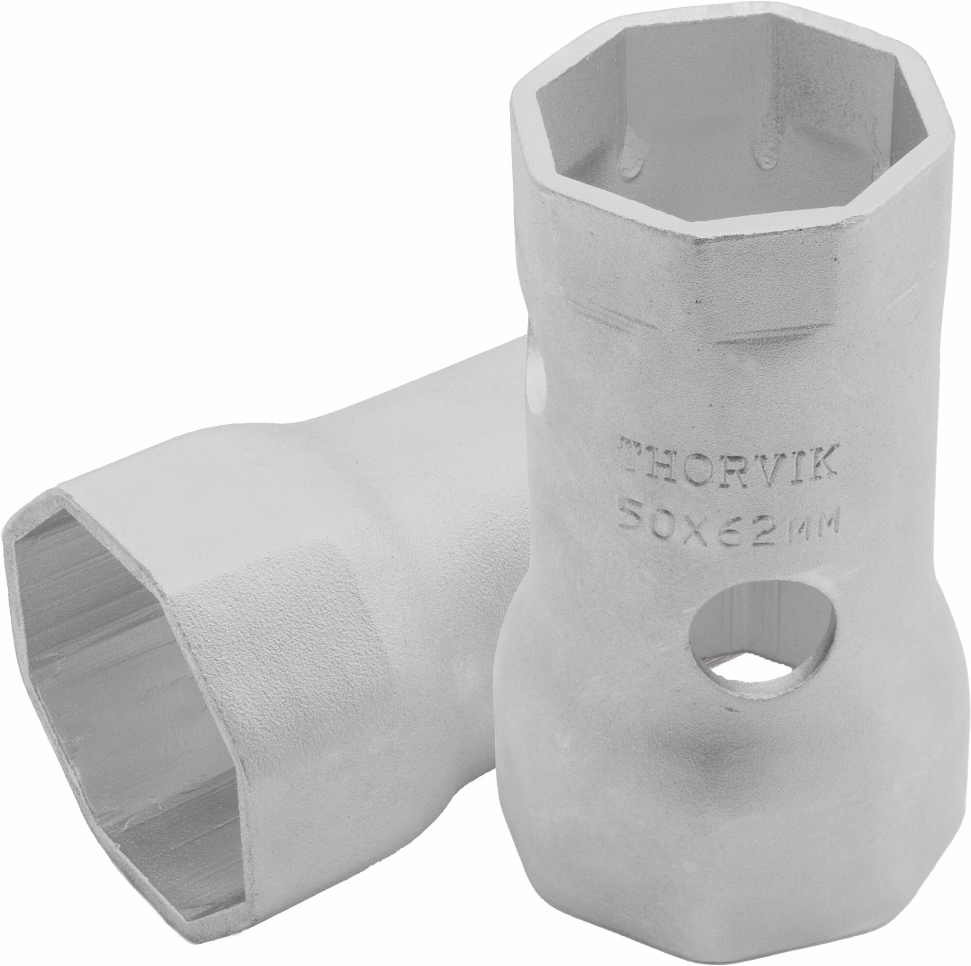 Ключ трубчатый ступичный восьмигранный двусторонний, 50х62 мм, 130 мм, BS8P5062, Thorvik