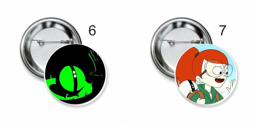 Значки Бесконечный поезд, Infinity Train №3, Значок №7