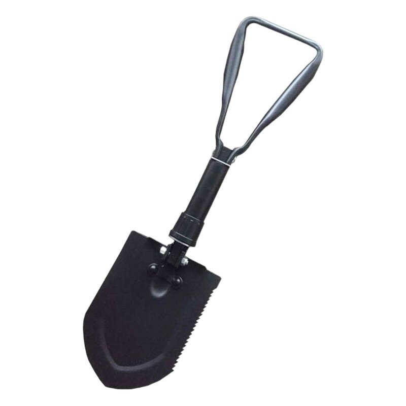 Лопата инженерная, складная, многофункциональная, черная