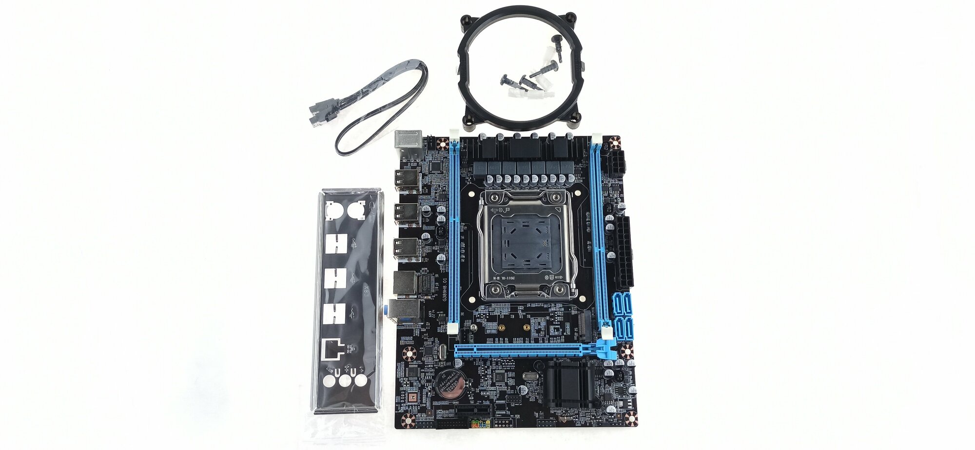 Материнская плата LGA2011, X79 (2xDDR3, 1xPCI-e16, 1xPCI-e1, 4xSATA, M2, 6xUSB, MiniATX) OEM