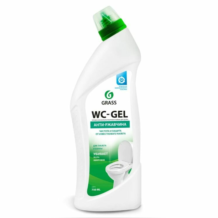 Средство для унитаза GRASS WC- GEL от ржавчины 750 мл