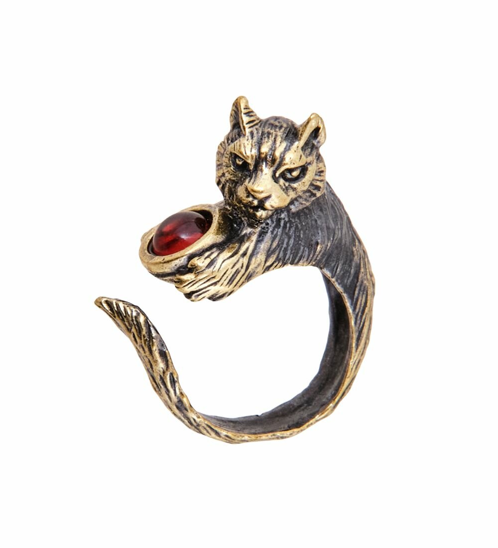 Кольцо, янтарь