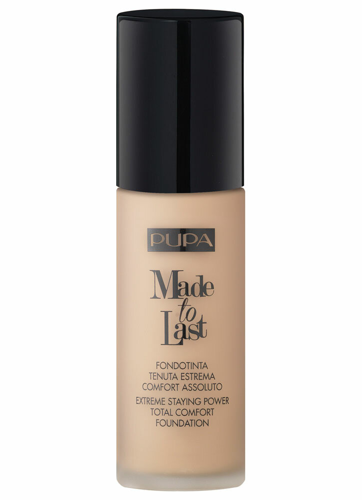 Pupa - Ультрастойкая тональная основа Made To Last Foundation, 002 Слоновая кость, 30 мл