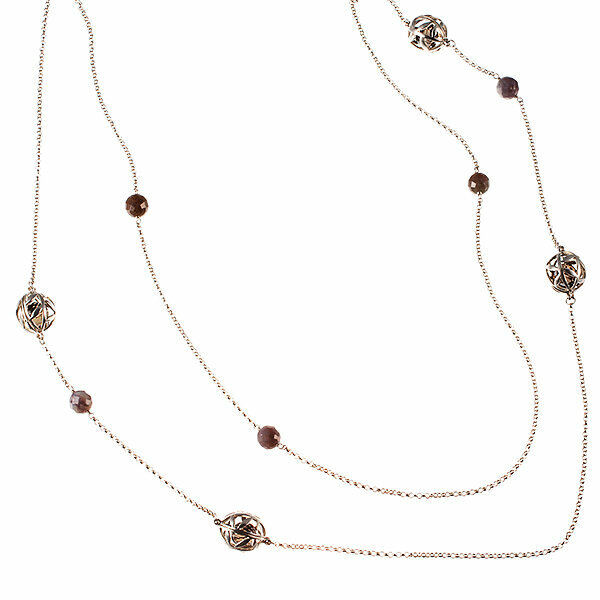 Подвеска, серебро, 925 проба, агат, раухтопаз