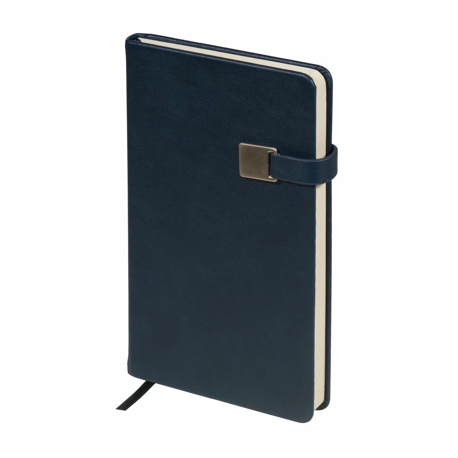 Блокнот А5 для записей Bruno Visconti PREMIER темно-синий в линейку / ежедневник недатированный / записная книжка арт.3-686/04