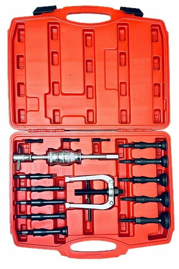 Станкоимпорт Съемник подшипников за внутреннюю обойму. Набор 16 предметов ST7313