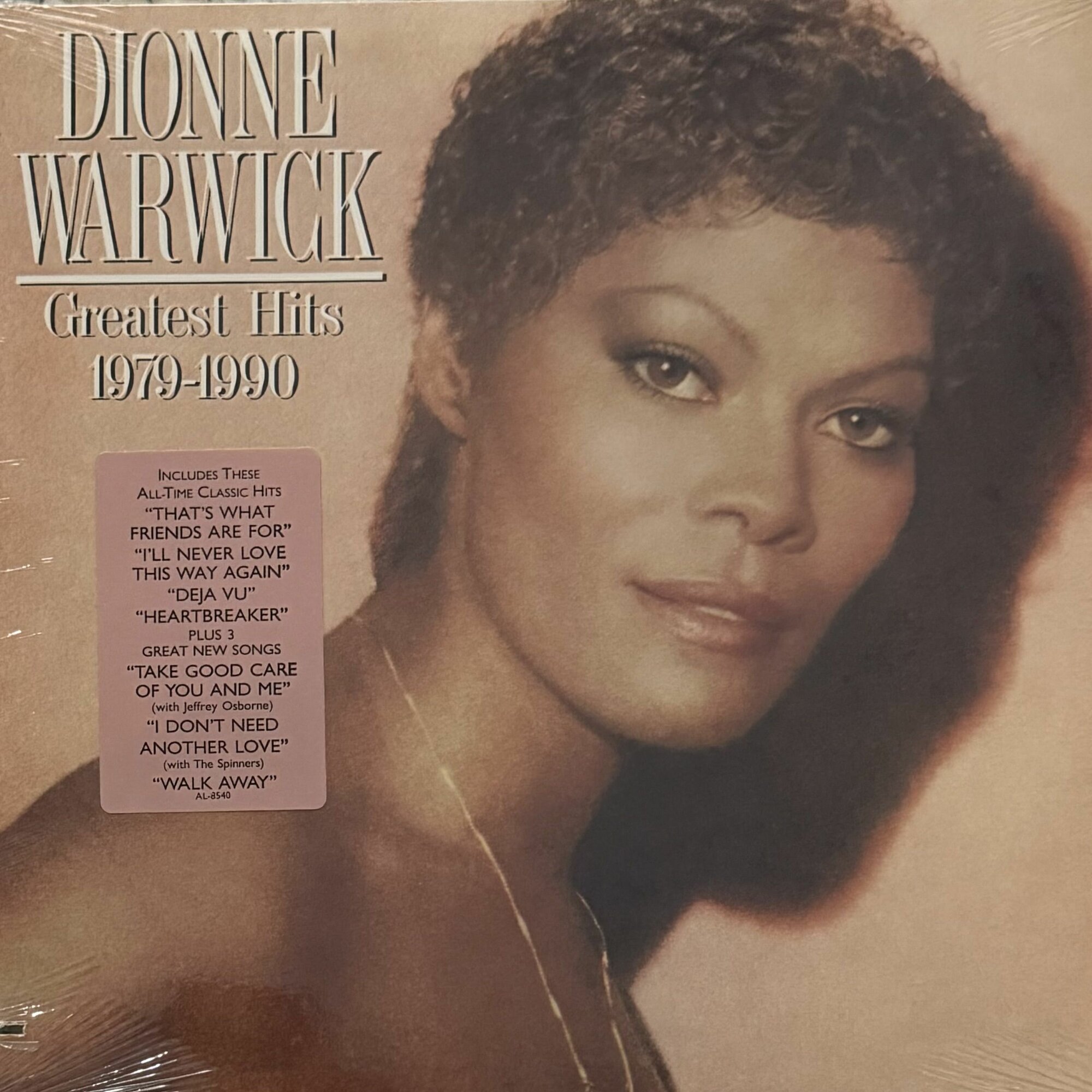 Виниловая пластинка Dionne Warwick - Greatest Hits 1979-1990 (США 1989г.)