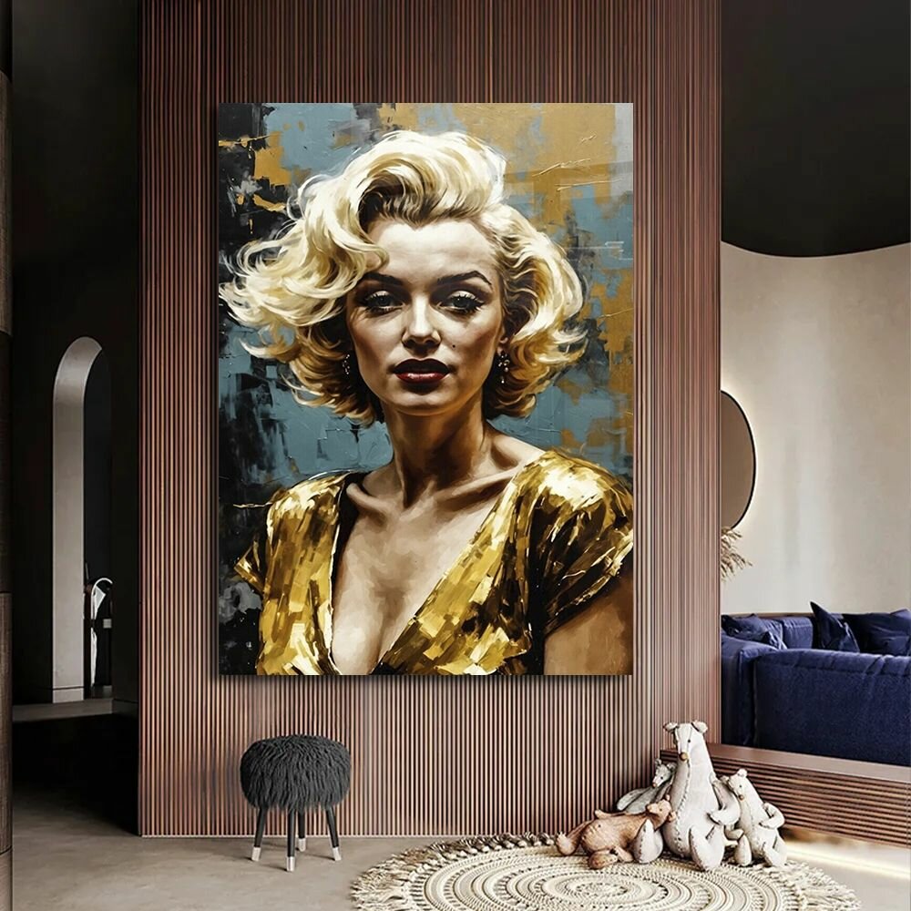 Постер Мерлин Монро, картина с Мерлин Монро, 60х80 см.