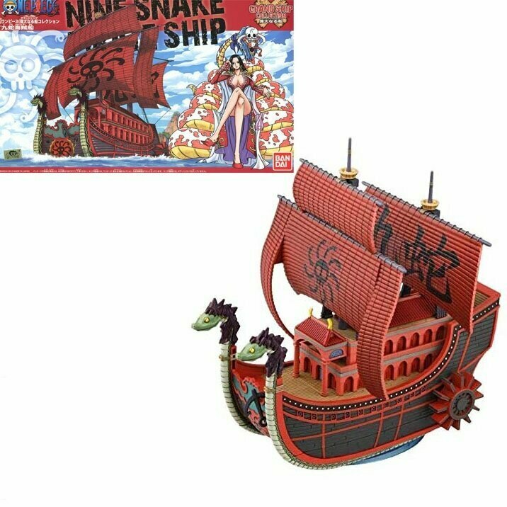 Фигурка Bandai Hobby One Piece Grand Ship Nine Snake Модель 13см