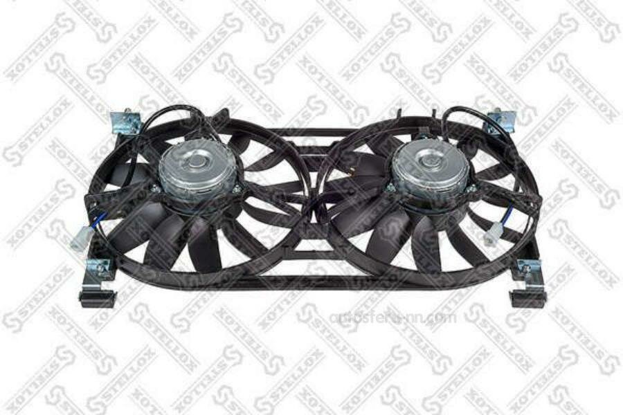 STELLOX 2999616SX вентилятор охлаждения! с кожухом (2 вент.)\ ВАЗ 21214 Нива