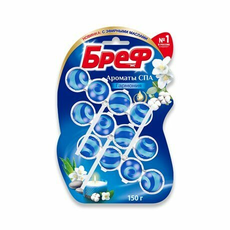 Блок для унитаза Бреф Ароматы Спа Гармония, 50г x 3шт
