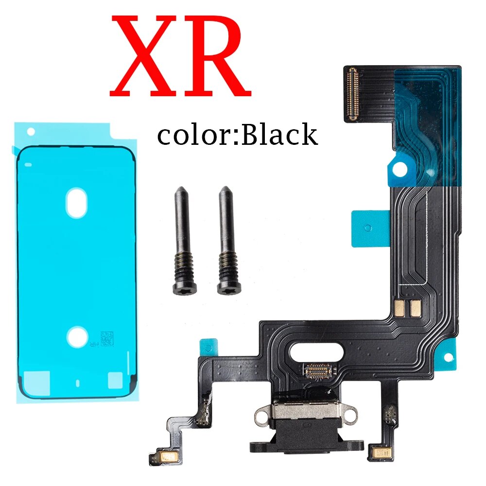 Гибкий кабель док-станции для iPhone XR Black