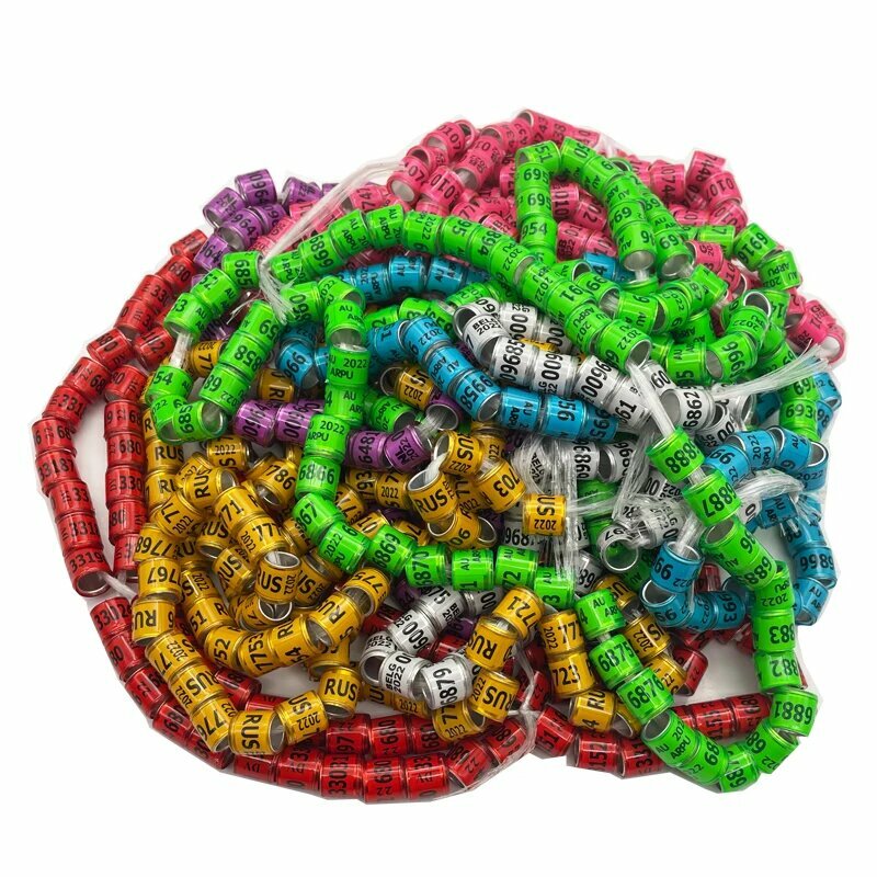Кольца для голубей Howells 50 шт. Зеленый, Multicolor