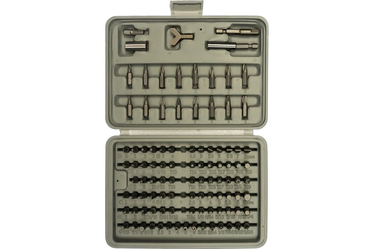 FIT IT Набор бит 100 шт. CrV . 57859