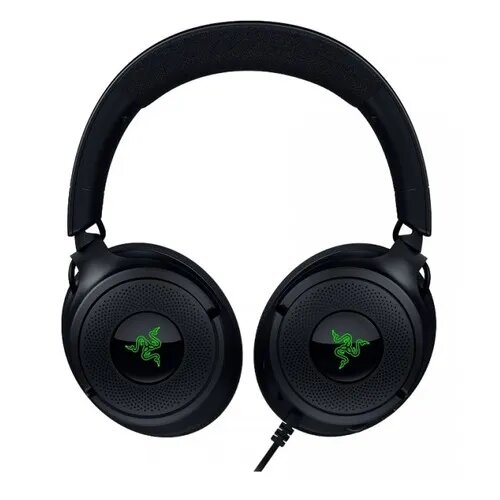 Гарнитура игровая Razer Kraken V4 X, для компьютера и игровых консолей, мониторные, проводные, черный [rz04-05180100-r3m1]