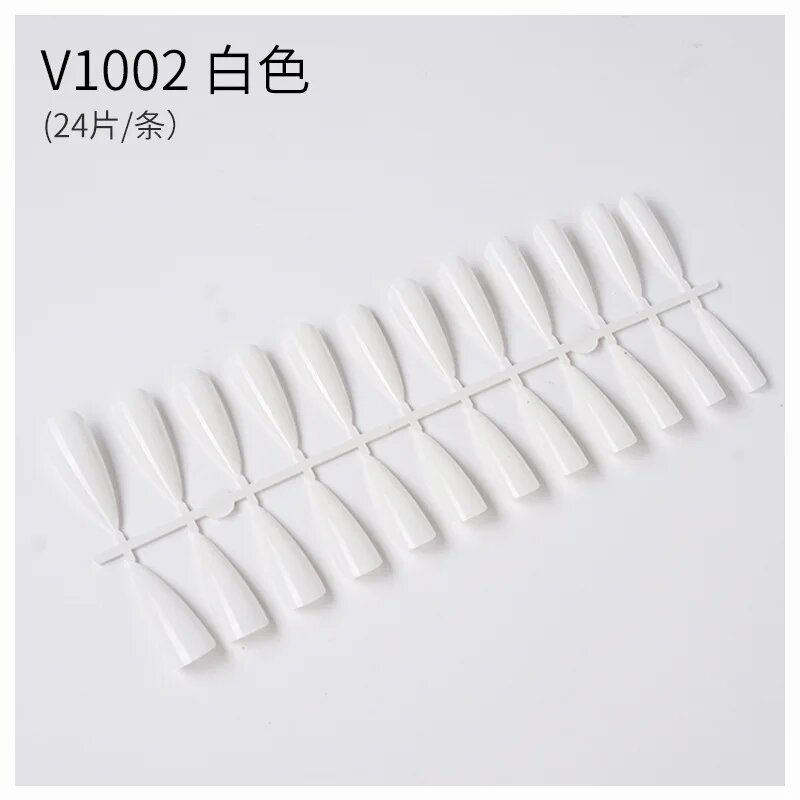 24Pcs 24P Акриловые Накладные Ногти Балерина 2022 New -V1002