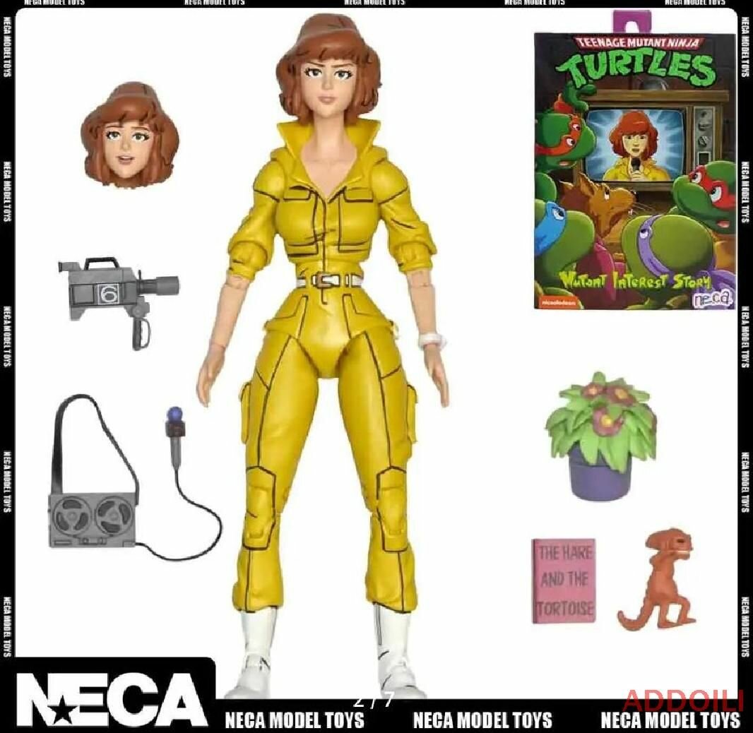 Коллекционная фигурка "NECA" с аксессуарами "Эйприл О'Нилл" ("Черепашки-ниндзя") Mutant interest storm (orig. edition)