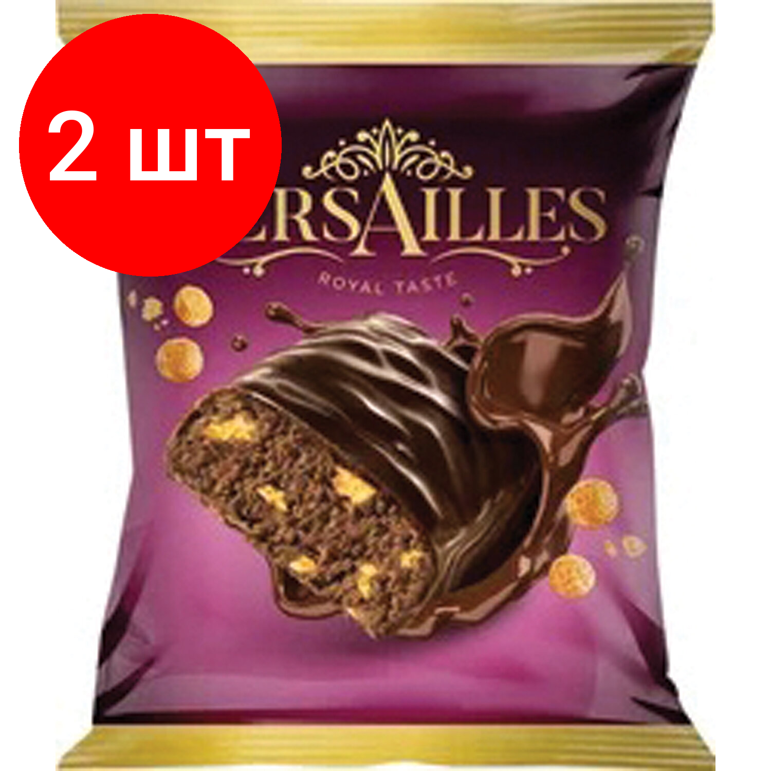 Комплект 2 шт, Конфеты шоколадные ВEPSAЛЬ с начинкой пралине и хрустящими воздушными шариками, 500 г, ВК270