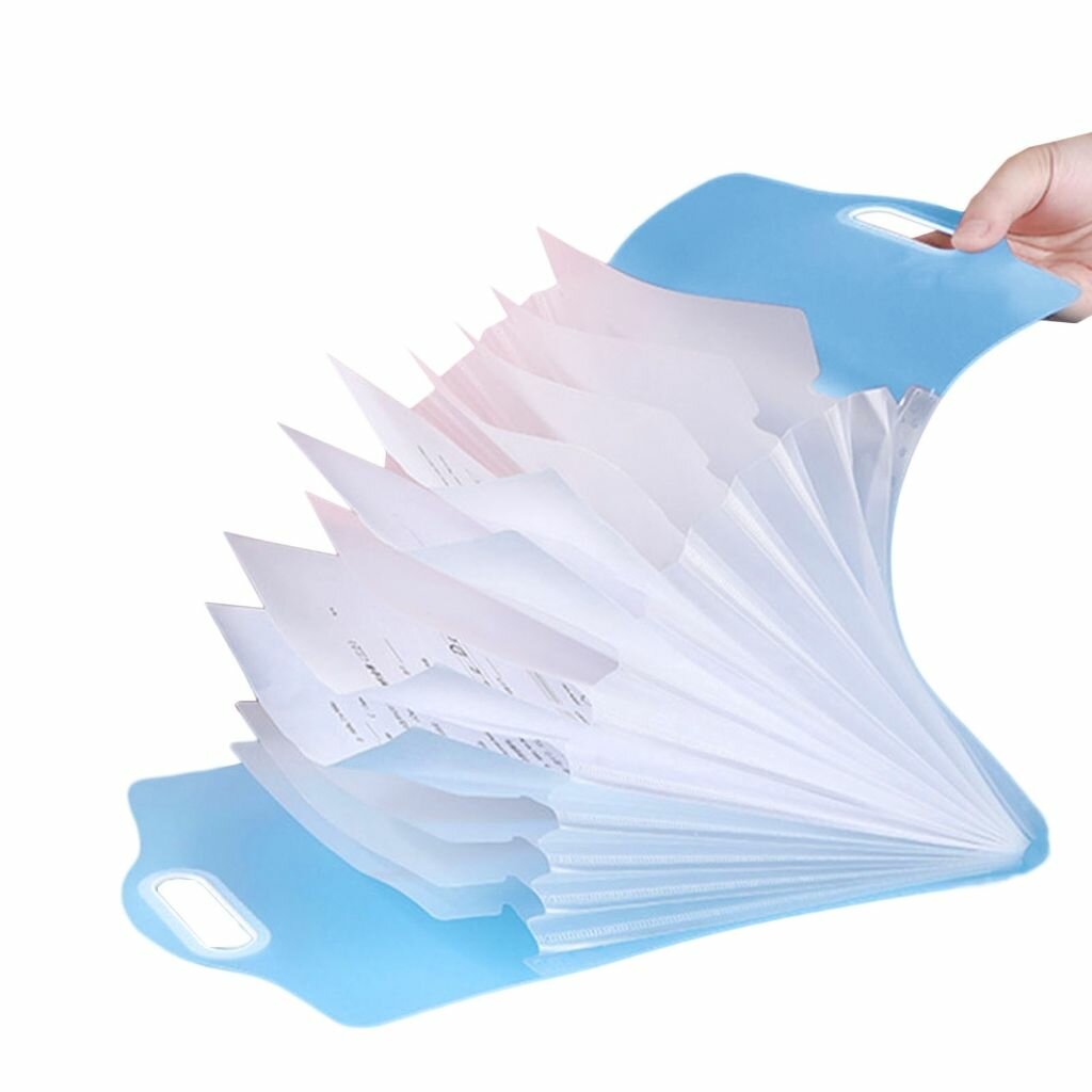 Расширяемая папка с файлами, портативная, 13 карманами, расширяющая школьные тестовые бумаги для офиса