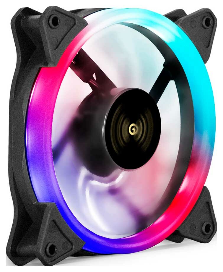 Вентилятор для корпуса ExeGate EX12025H6PSR-PWM. ARGB 120mm ARGB (EX295973RUS)
