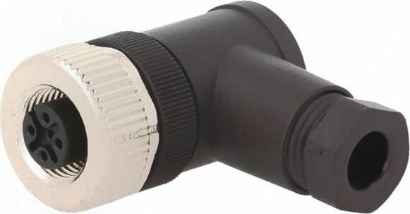 Разъем MURR ELEKTRONIK 7000-13001-0000000 М12 "мама" PIN 5 угловой 90 град. на провод вилка 4А IP67 1 шт