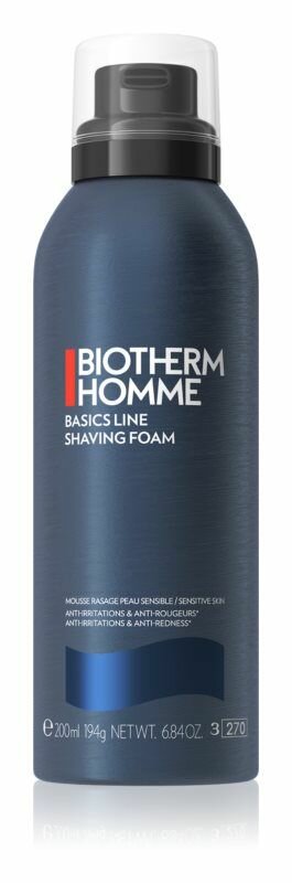 Biotherm Homme Пена для бритья для чувствительной кожи, 200 мл. Франция