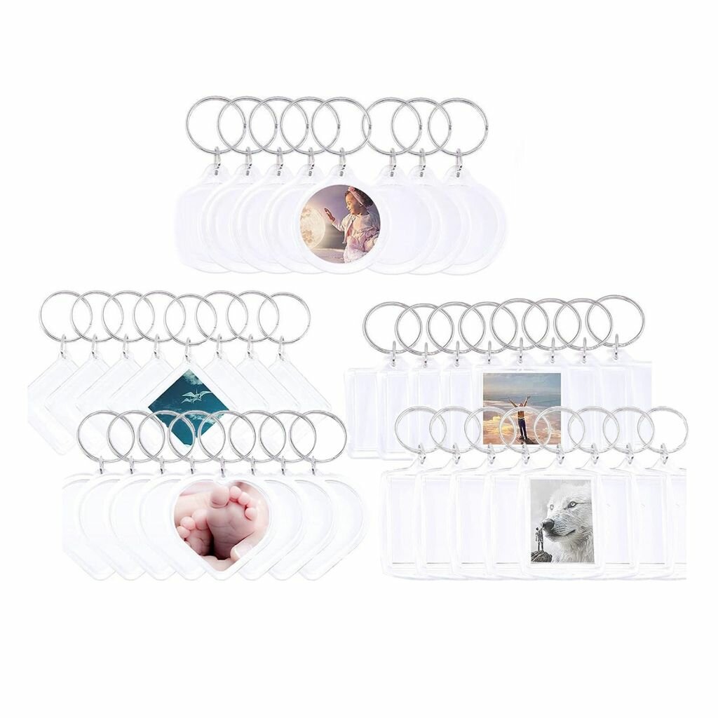 Акриловое кольцо для ключей