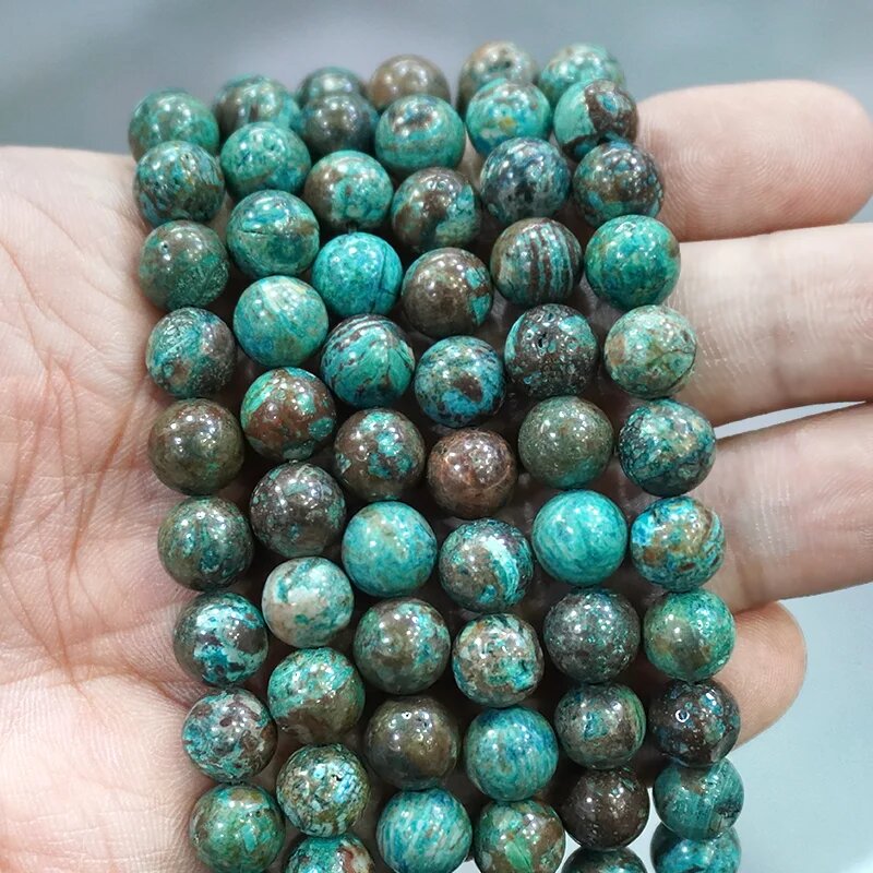 Синие океанские яшмы, плита для бусин, 4/6/8/10/12 мм 8mm-about 46pcs