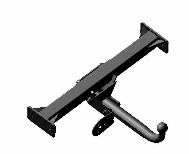 Фаркоп для Volkswagen Multivan T4 (1994-2003) (без электрики) (паспорт и сертификат) AvtoS. VW17