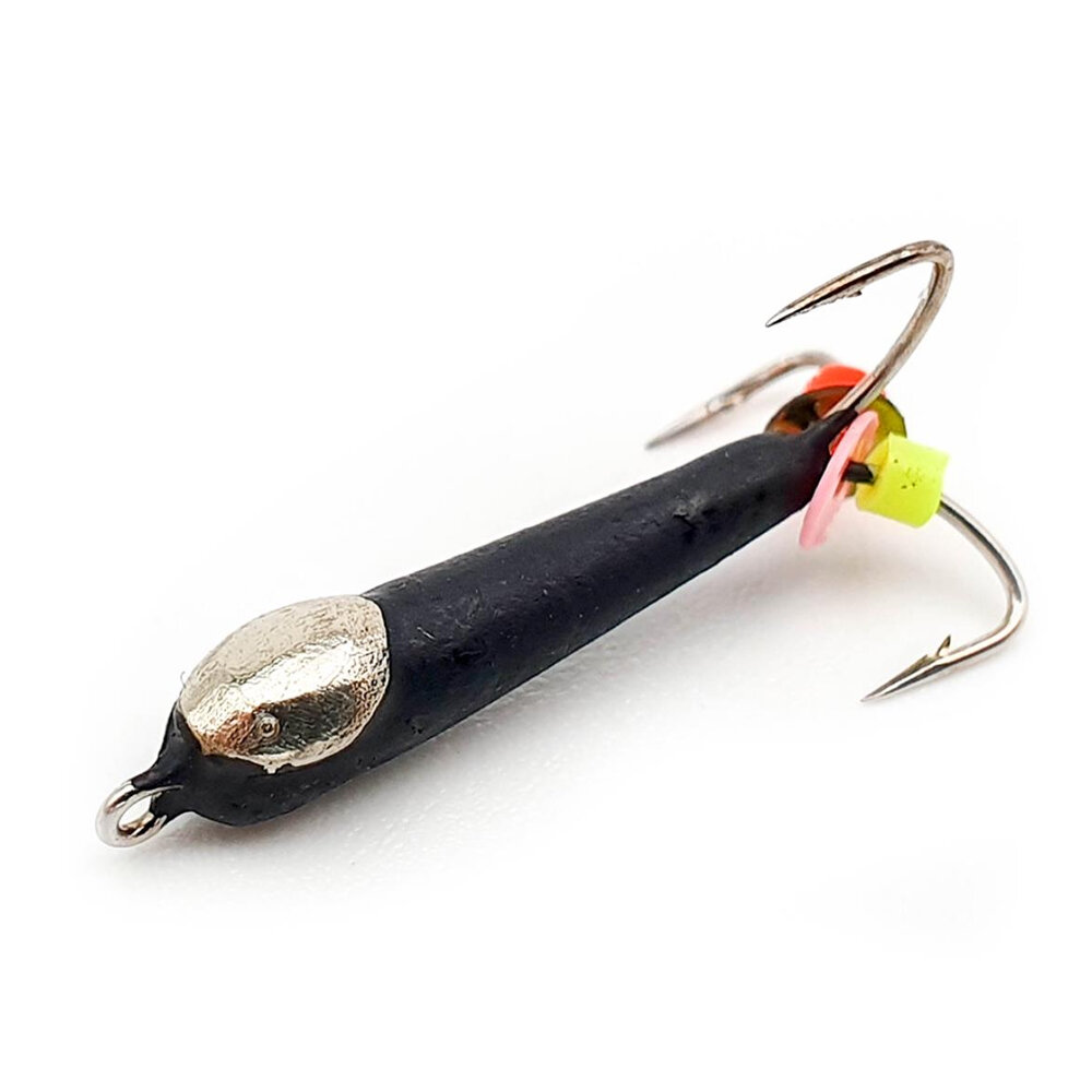 Мормышка вольфрамовая Expert Pro "Чертик" с коронкой (Черный), 0.2 г, d=1.5 мм