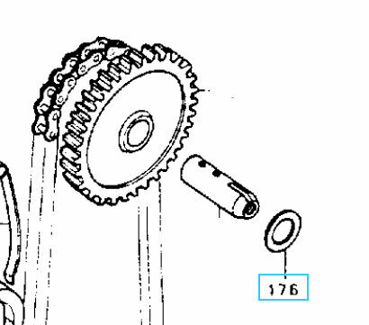 Шайба A, упорн, 20MM (Оригинал)