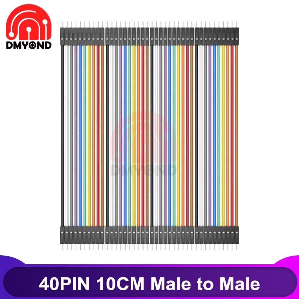 Dmyond медные jumper кабели Dupont 2PIN 3PIN 4PIN 5PIN 10PIN 40PIN 10/20/70 см male to male
