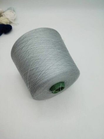 Пряжа Zegna Baruffa LANE BORGOSESIA Re-Active 2/60 Меринос Серый Шелк