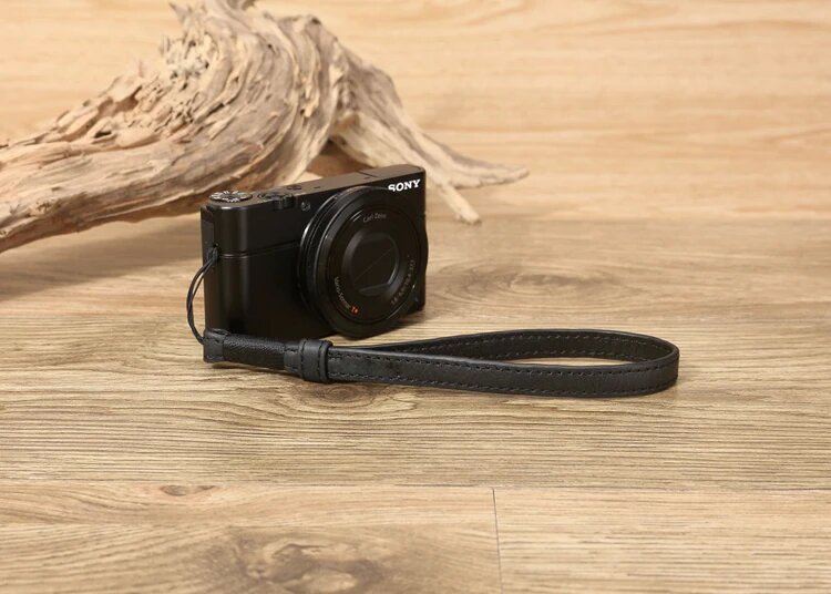Кожаный ремешок для Sony Ricoh Black