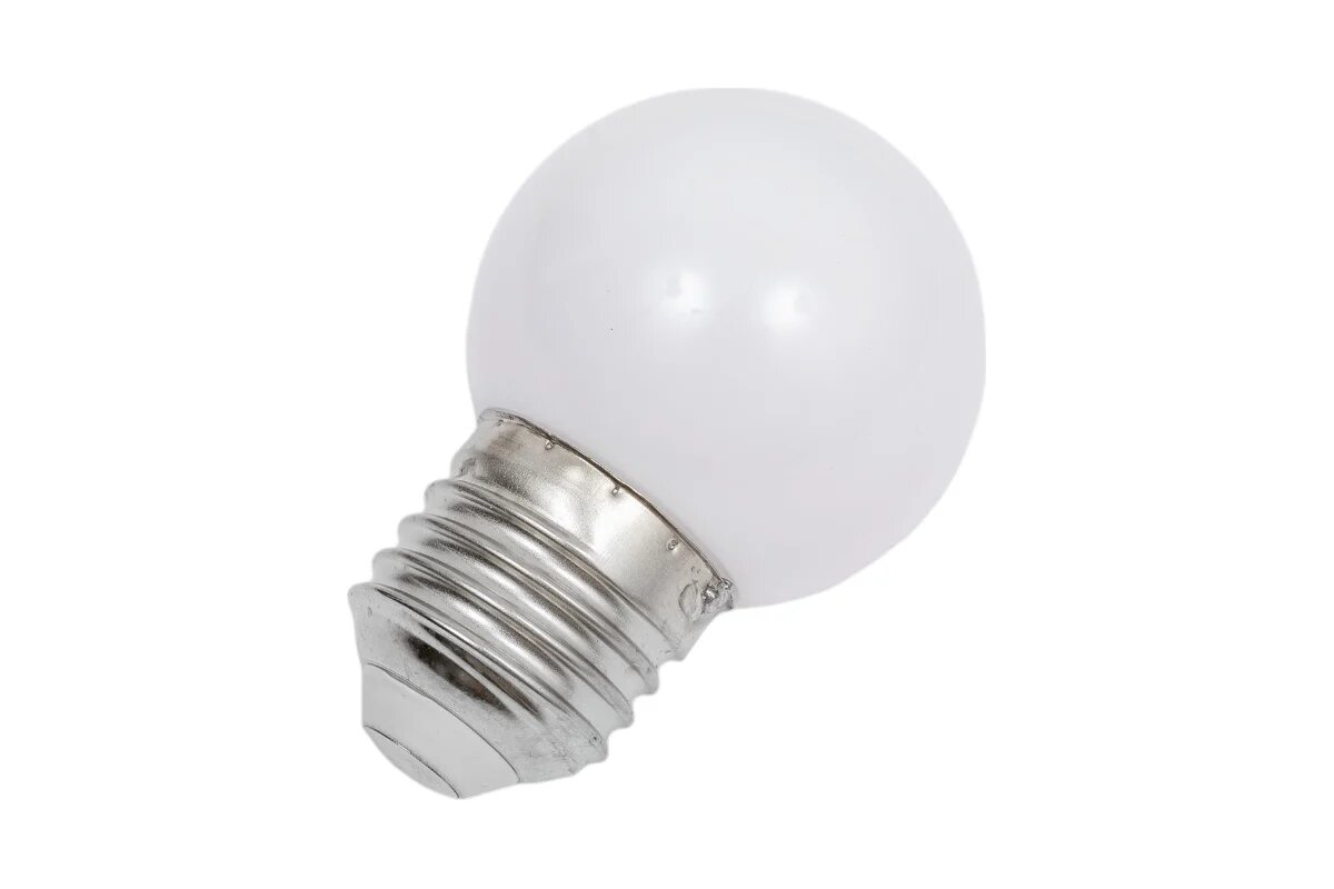 TEAMPROF Лампа для Белт-лайта Е27, 2 Вт, d=45 мм, тёпл. Белая TPF-B-E27-G45-2W-WW