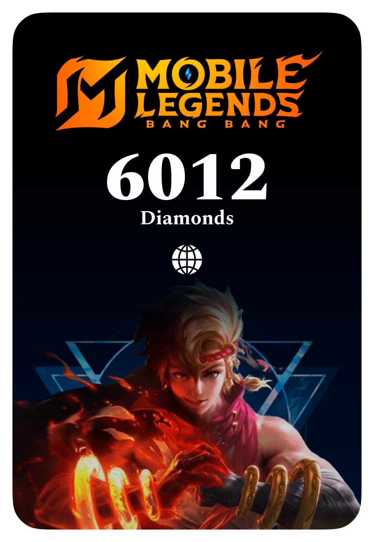 Игровая валюта Mobile Legends 6012 Diamonds - Global (Mobile Legends; Android, iOS; Регион активации Не для РФ)
