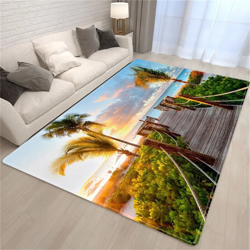 3D ковёр с пальмой 160x200см, цвет 6