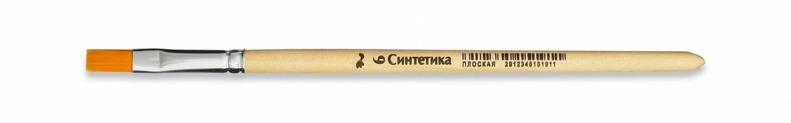 Кисть №1 School синтетика, №6, плоская