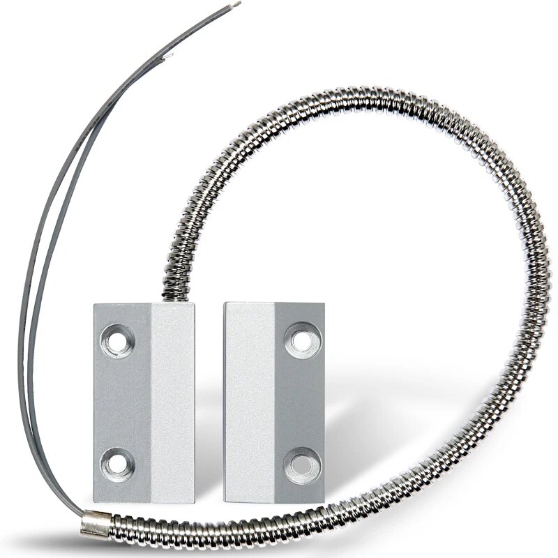 Проводной датчик двери, окна, магнитный переключатель, нормально закрытый или нормально открытый, NC/NO для домашней охранной сигнализации