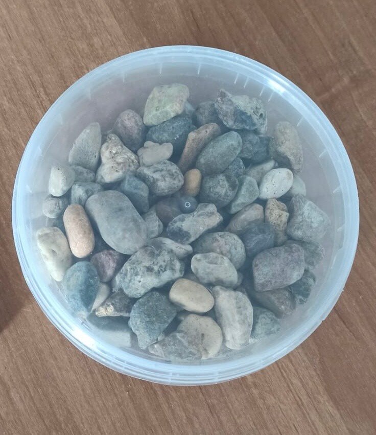 Галька декоративная, фракция 10-20мм 500гр. Каменная крошка, камень.