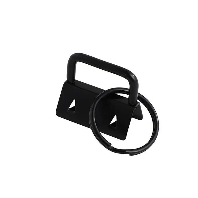 10 шт. брелок для ключей, фурнитура, брелок для ключей, сплит-кольцо, браслеты на запястье, хлопковый хвостовой зажим, лента, кожаный зажим, съемные соединители, поставки