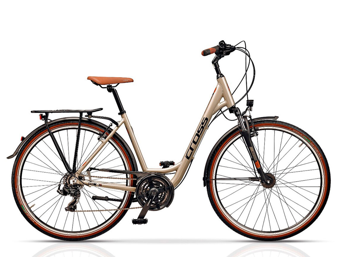 Городской велосипед CROSS Area TREKK Бежевый 50см