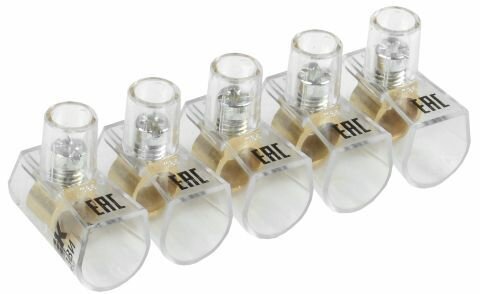 Зажим винт. концевой изол. Кзви 10 мм (5x1) IEK, UZVK-10-5