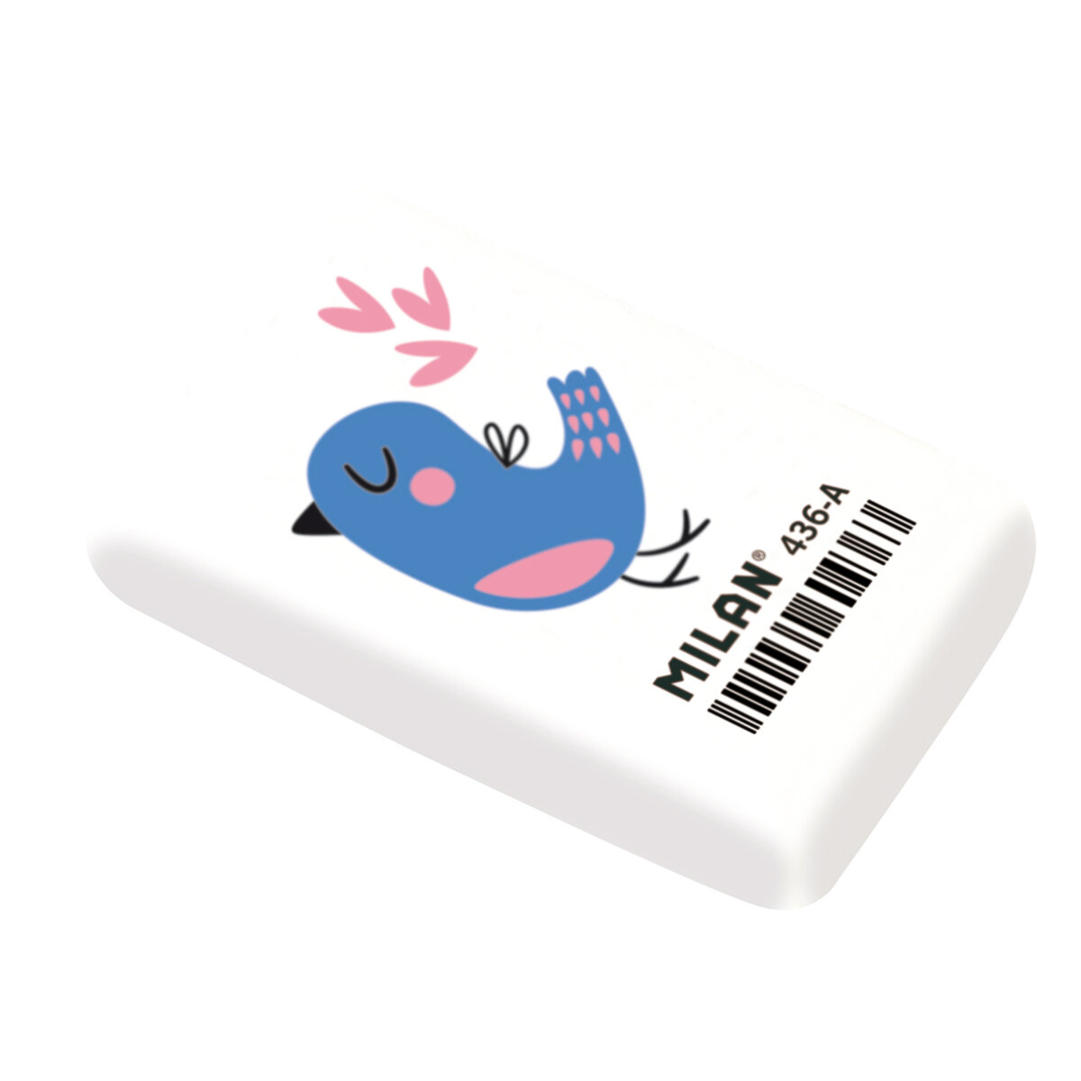 Milan Набор из 6 ластиков 9202 в блистере 21×6,5×1,5 см для школьной канцелярии
