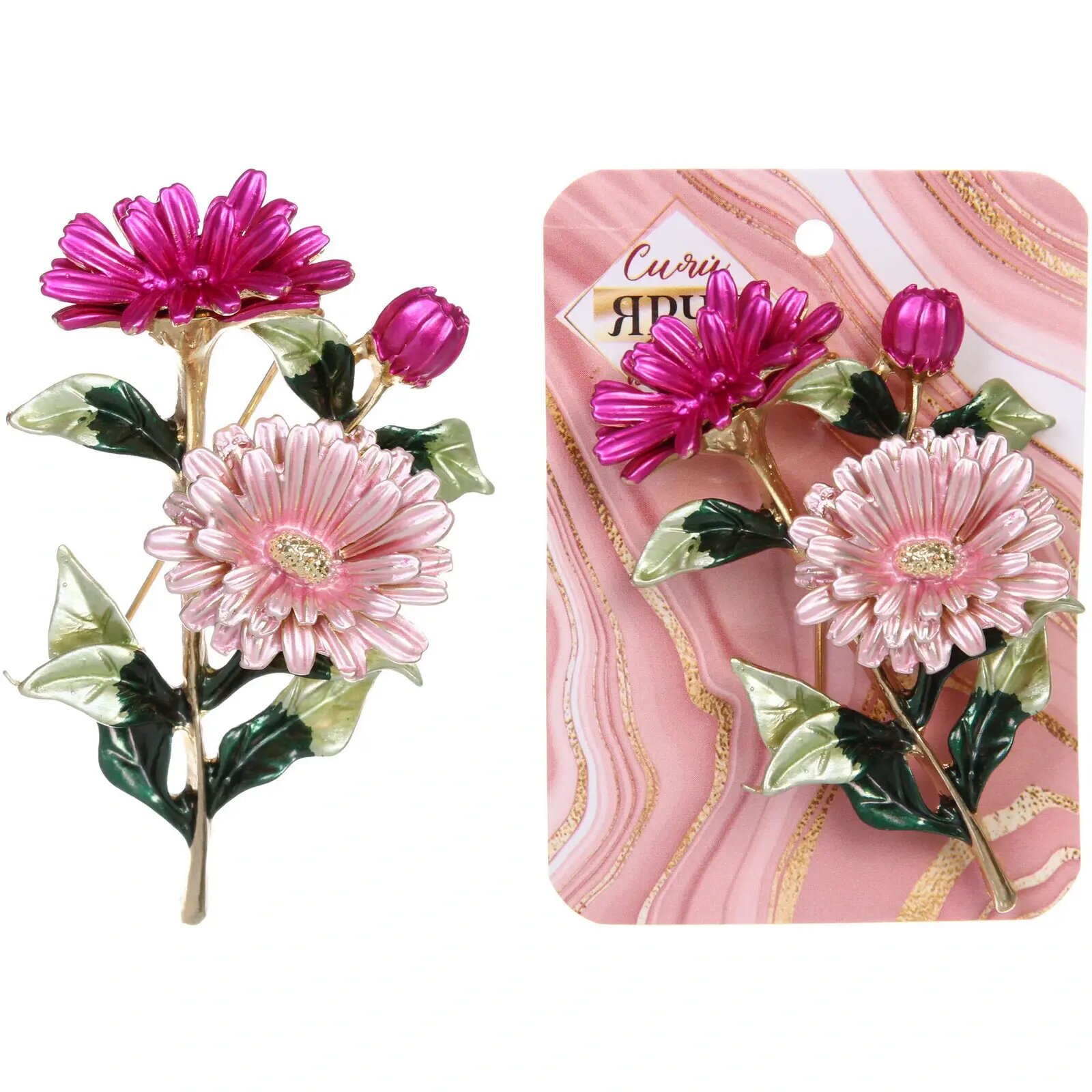 Брошь, кристалл