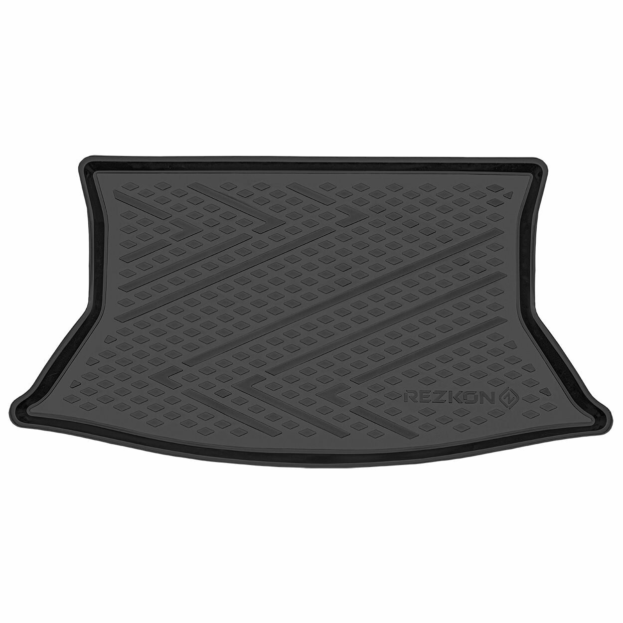 Коврик в багажник пластиковый (черный) для LADA 2192 Granta хэтчбек (2018-Н. В)/Лада Гранта