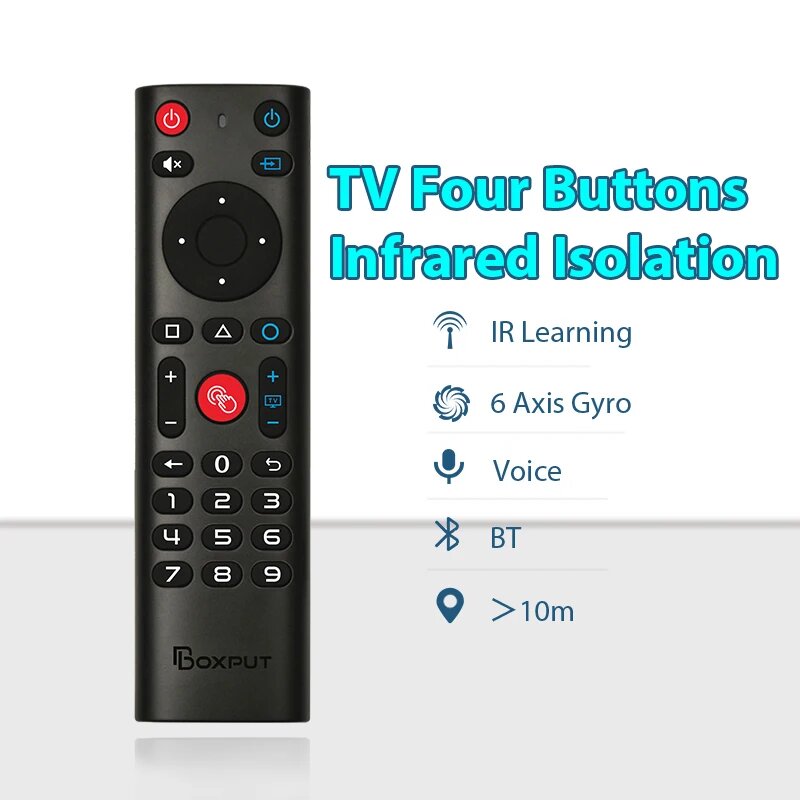 Беспроводной пульт дистанционного управления BOXPUT BPR3S PLUS BT для телевизора BPR3S